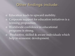 Education as An Investment: Economic Perspective | PPTX