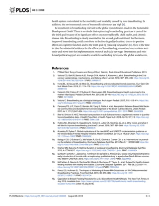 Persson ,Breastfeeding PLOS Med | PDF