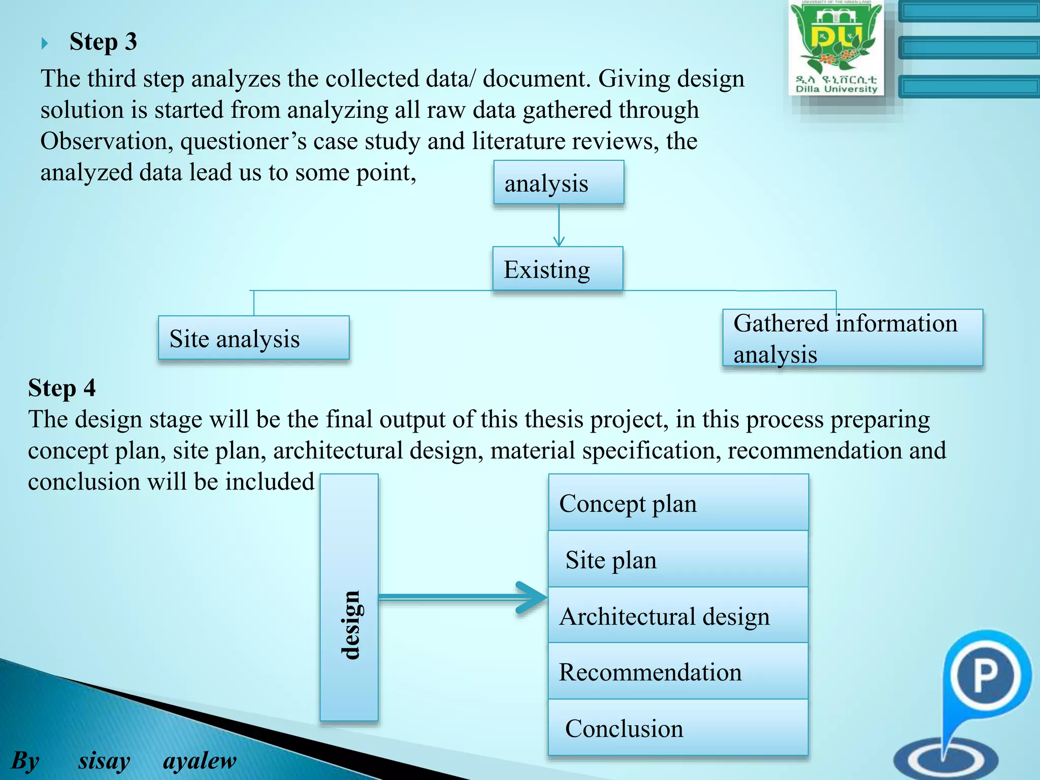 thesis Prestation design | PPTX
