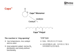 Perstorp Capa™ for Radiation Curing Chinacoat 2013 | PDF