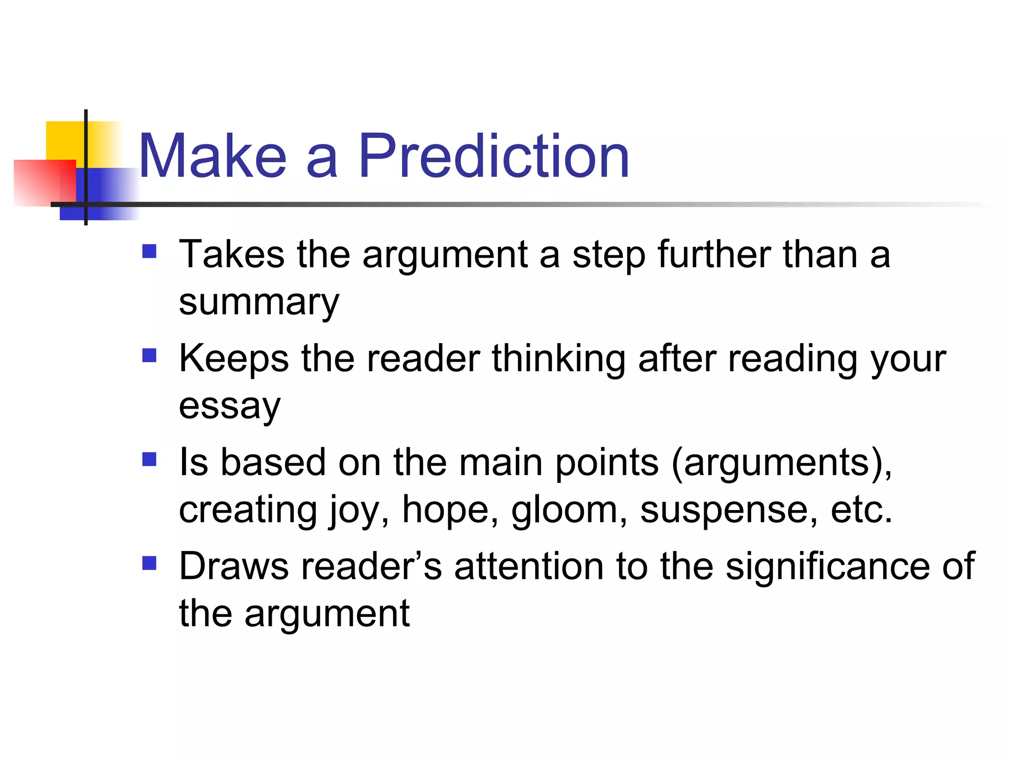 Persuasive Essay Conclusions -- OSPI | PPT | Homework and Study | Education