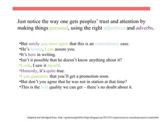 Persuading and convincing | PPT