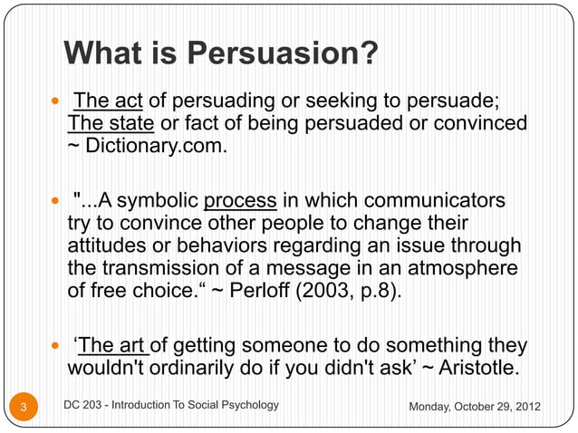 Persuasion | PPTX | Science