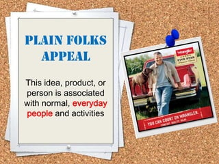 Plain Folks Ads Examples
