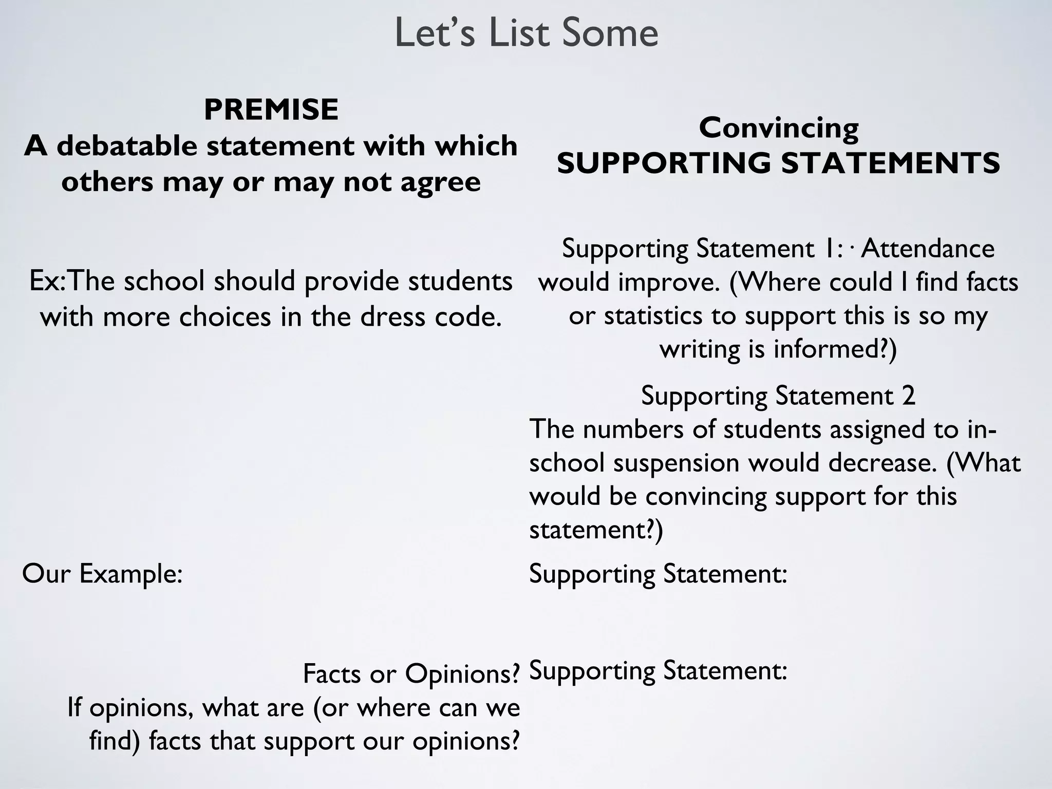 Persuasion fact:opinion | PPT