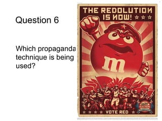 Persuasion/Propaganda Quiz | PPT