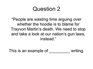 Persuasion/Propaganda Quiz | PPT