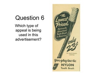 Persuasion/Propaganda Quiz | PPT