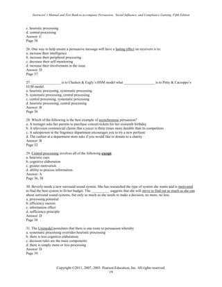 Persuasion Social Influence and Compliance Gaining 5th Edition Gass ...