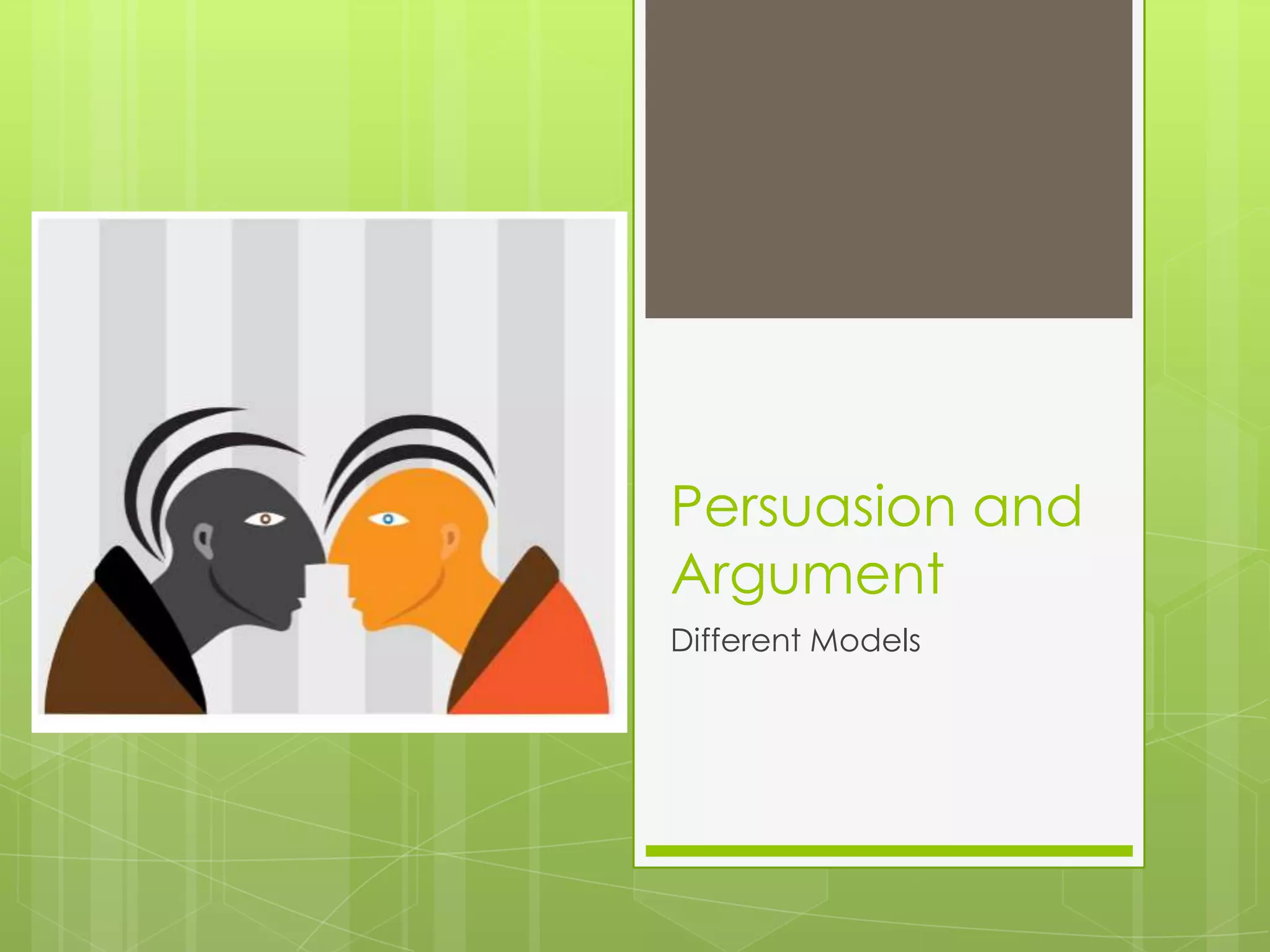 Persuasion and argument | PPT