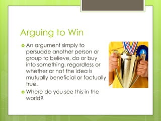 Persuasion and argument | PPTX