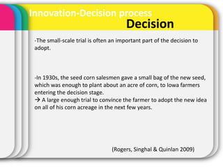 Innovation-Decision Process presentation | PPT