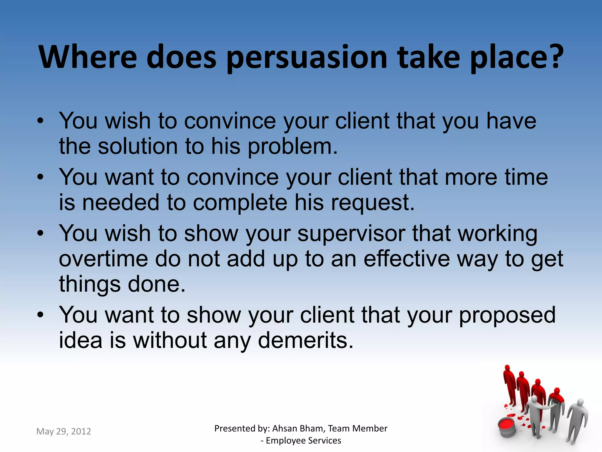 Persuasion & Convincing Skills | PDF
