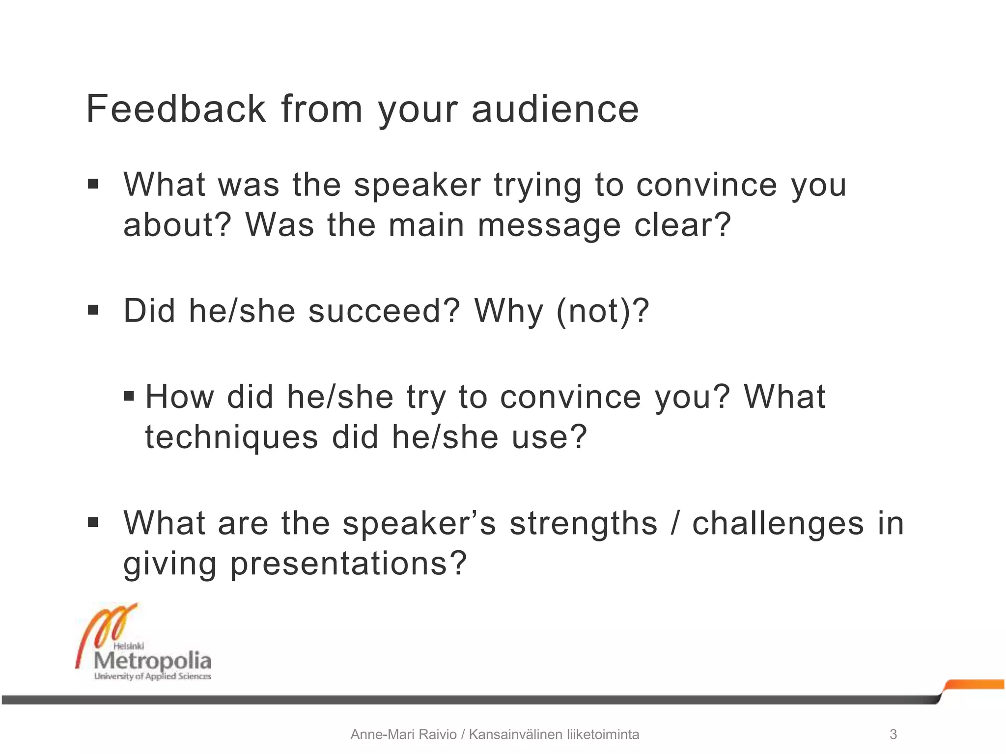 Persuasion techniques in presentations | PPTX