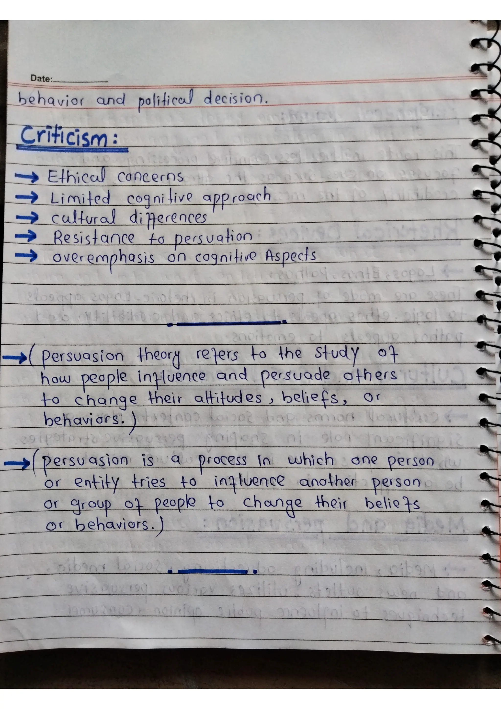 Persuasion Theory Pdf