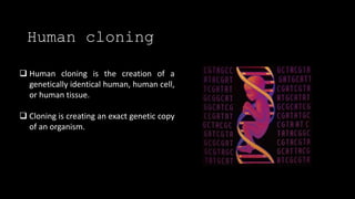 Human Cloning for Scientific Research is Ethical or Unethical | PPTX