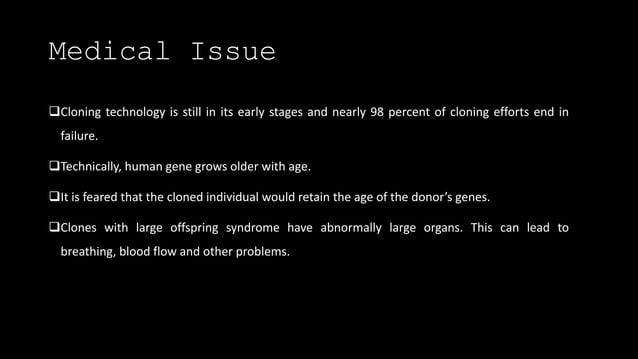 Human Cloning for Scientific Research is Ethical or Unethical | PPT