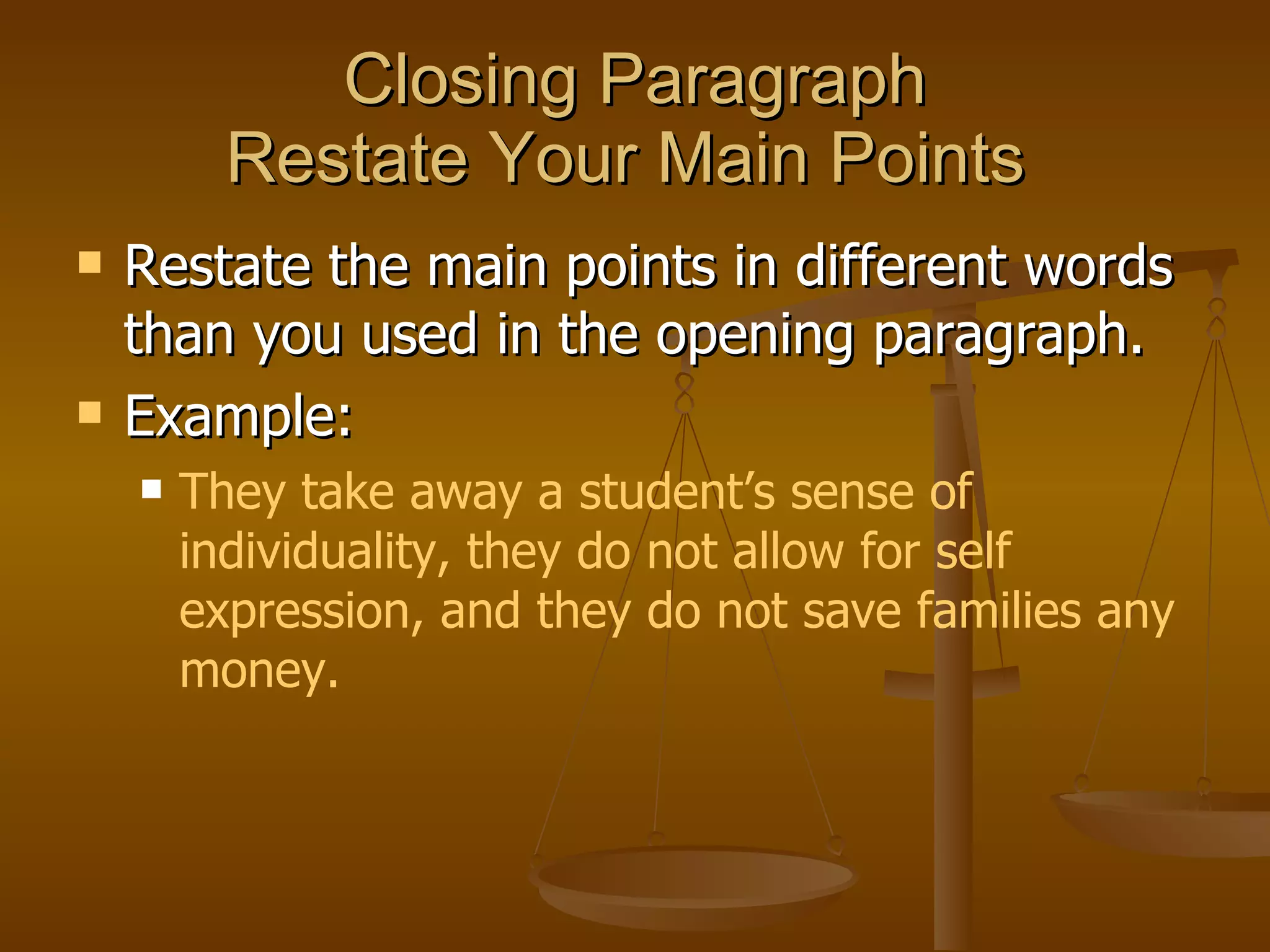 Persuasive Essay 8th Grade | PPT