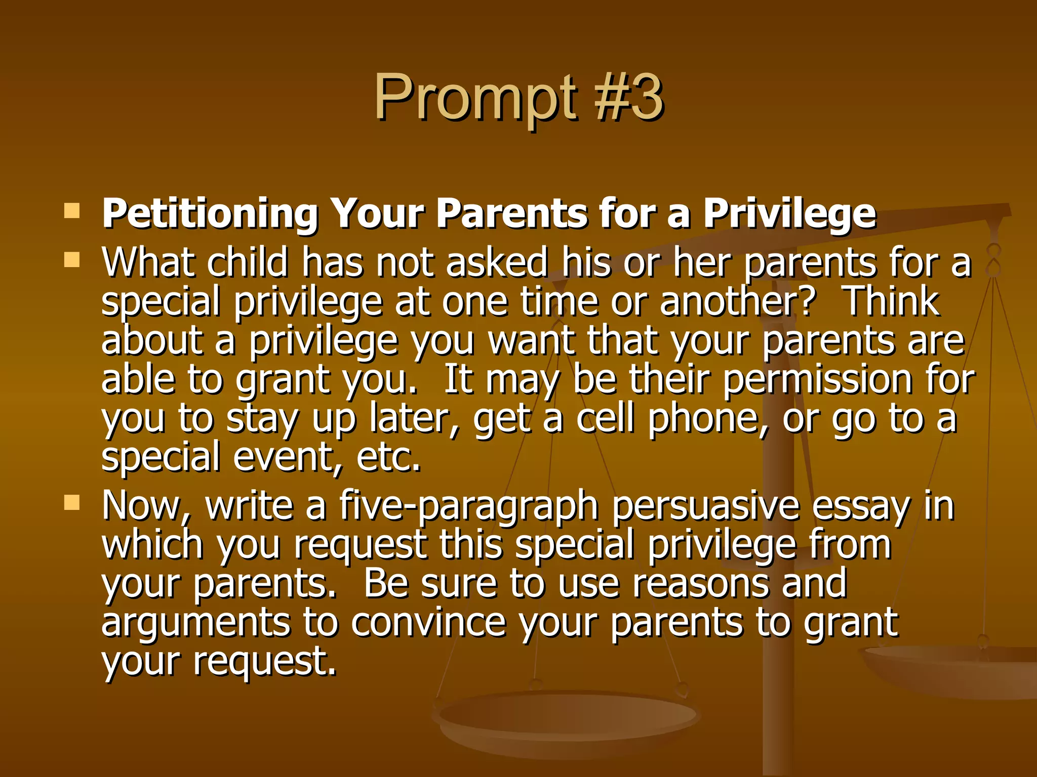 Persuasive Essay 8th Grade | PPT