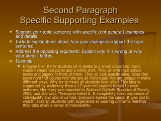 Persuasive Essay 8th Grade | PPT