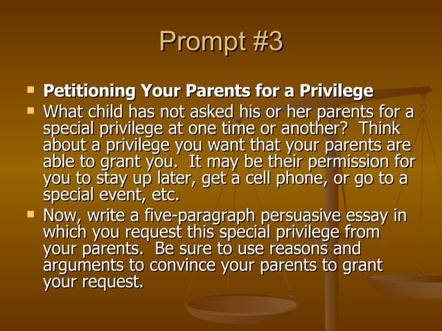 Persuasive Essay 8th Grade | PPT