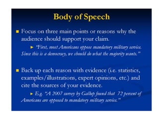 Persuasive speech | PPT