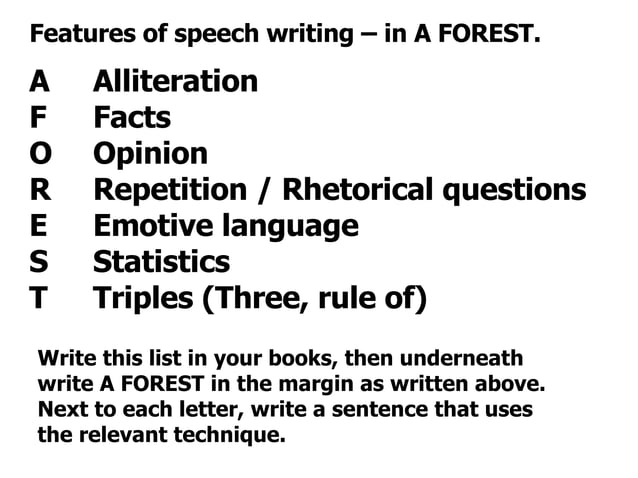 Persuasive Techniques And Aforest | PPT