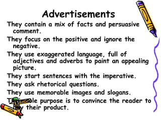Persuasive adverts key | PPT
