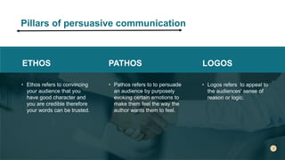 Persuasive and Communication is the art of negotiation. | PPTX