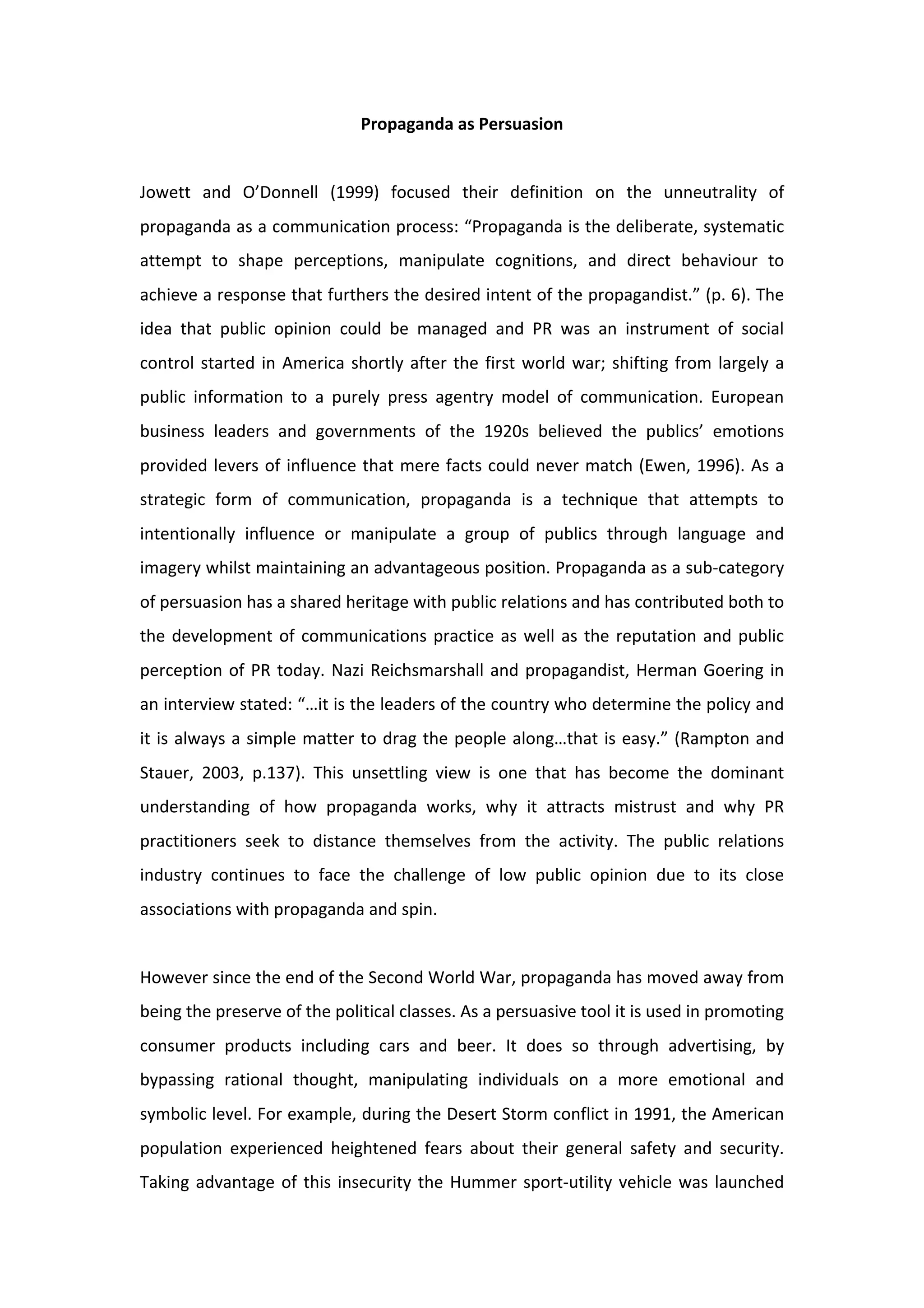 Persuasion and ethics | PDF