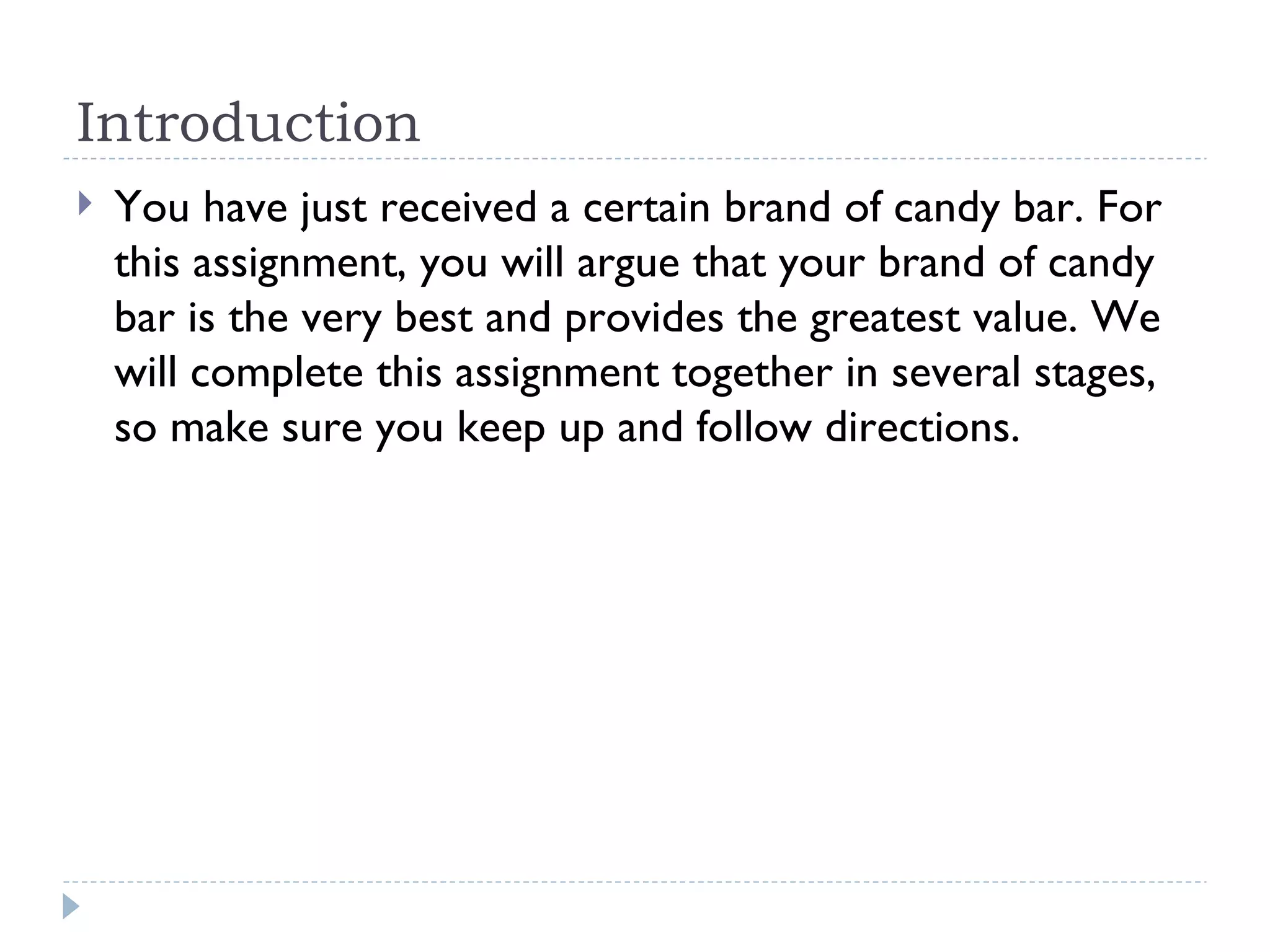 Persuasivecandybaractivity | PPT