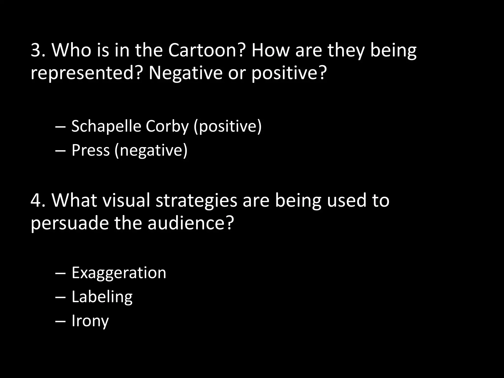 Persuasive cartoon analysis | PPTX