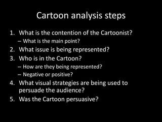 Persuasive cartoon analysis | PPTX | Humor and Satire | Pop Culture