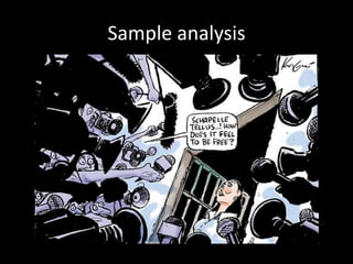 Persuasive cartoon analysis | PPTX | Humor and Satire | Pop Culture