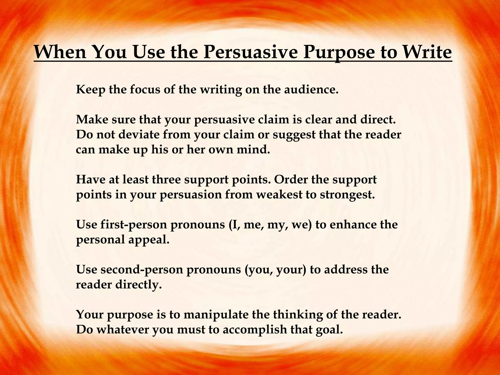 Persuasive communication (messages) | PPTX