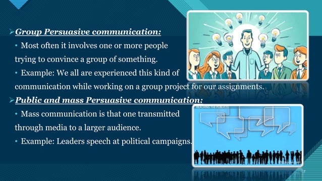 Persuasive Communication.pptx persuasive communication | PPTX