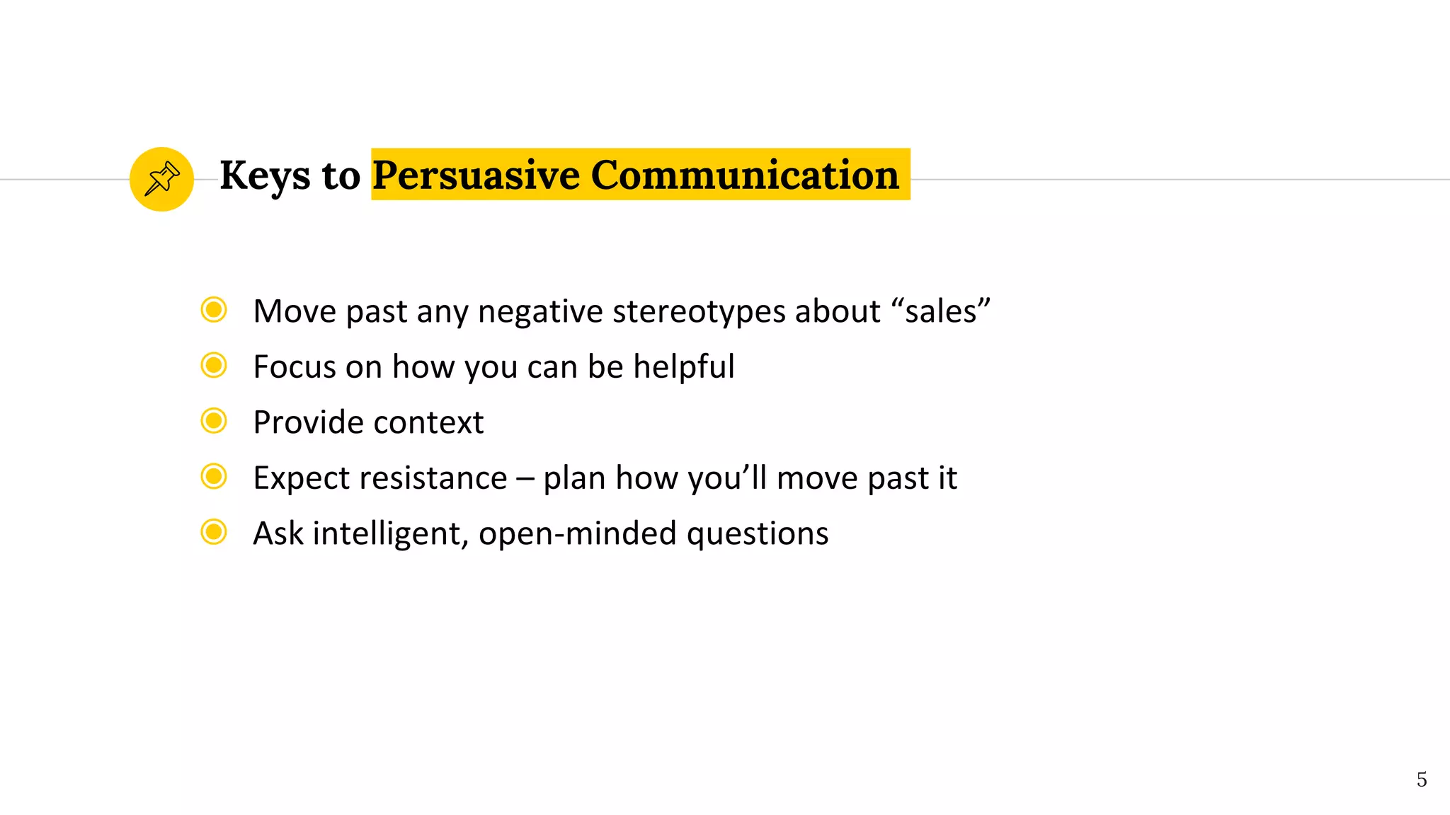 Persuasive communication for effective negotiation | PPT