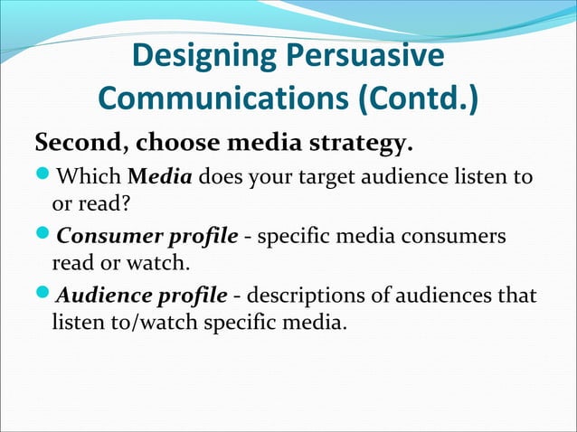 Persuasive communications | PPT