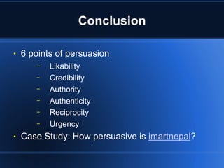 Writing Persuasive Content for the Web | PPT