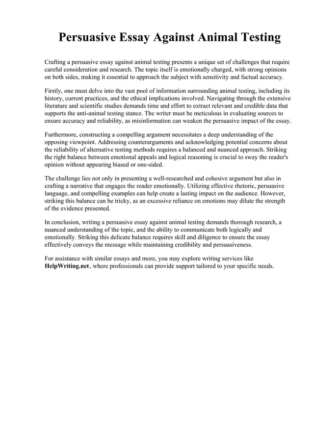 Persuasive Essay Against Animal Testing.pdf