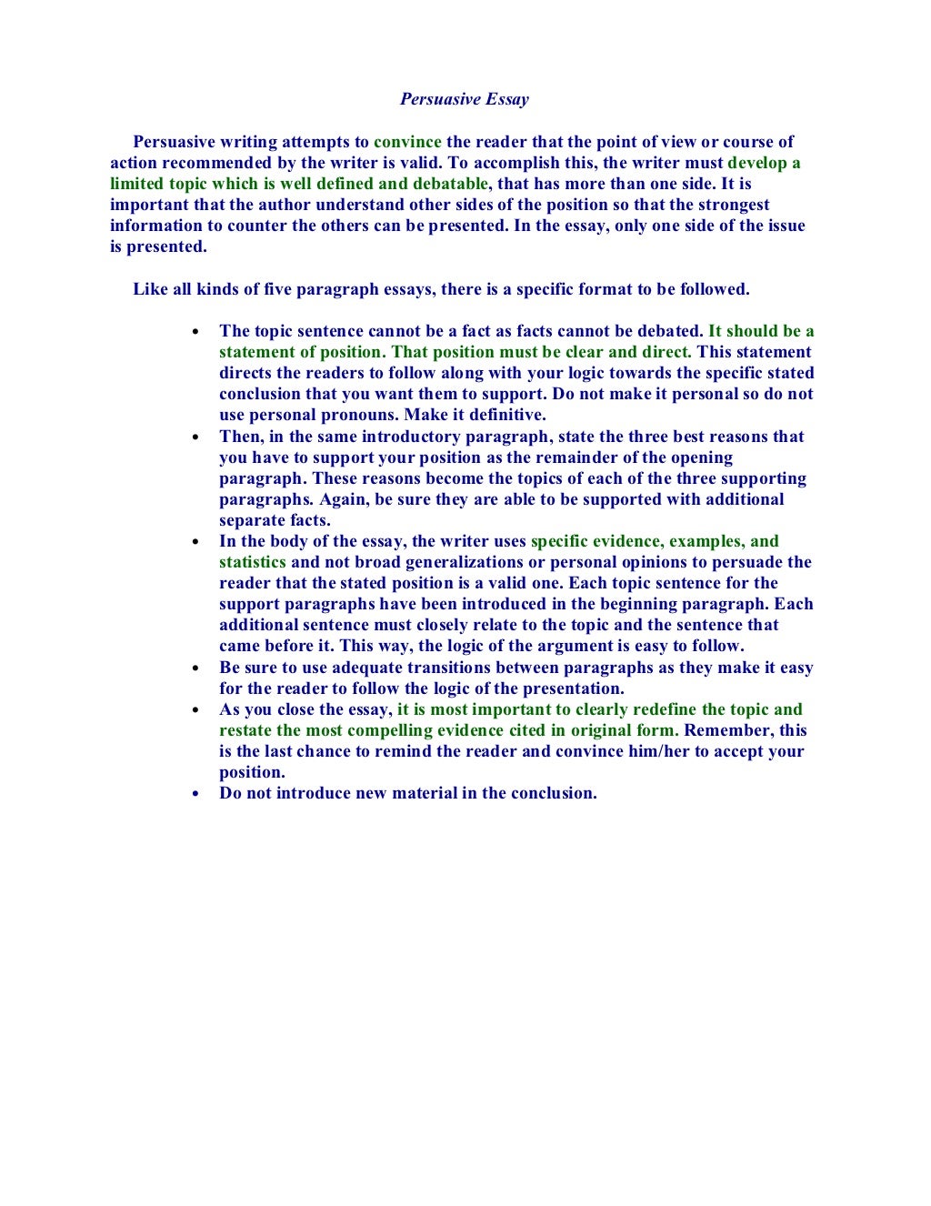 Persuasive Essay And Prompts Persuasive Essay And Prompts