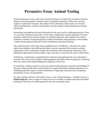Persuasive Essay Animal Testing.pdf