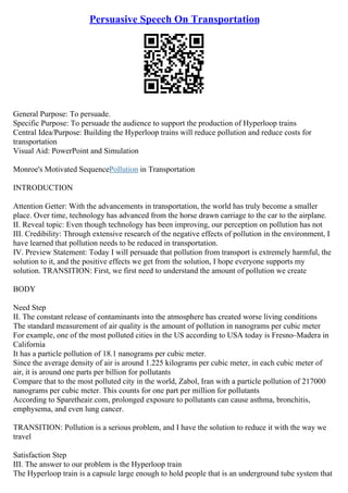 Persuasive Essay Call To Action Examples | PDF