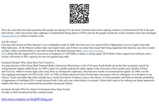 Persuasive Essay Do Aliens Exist | PPT