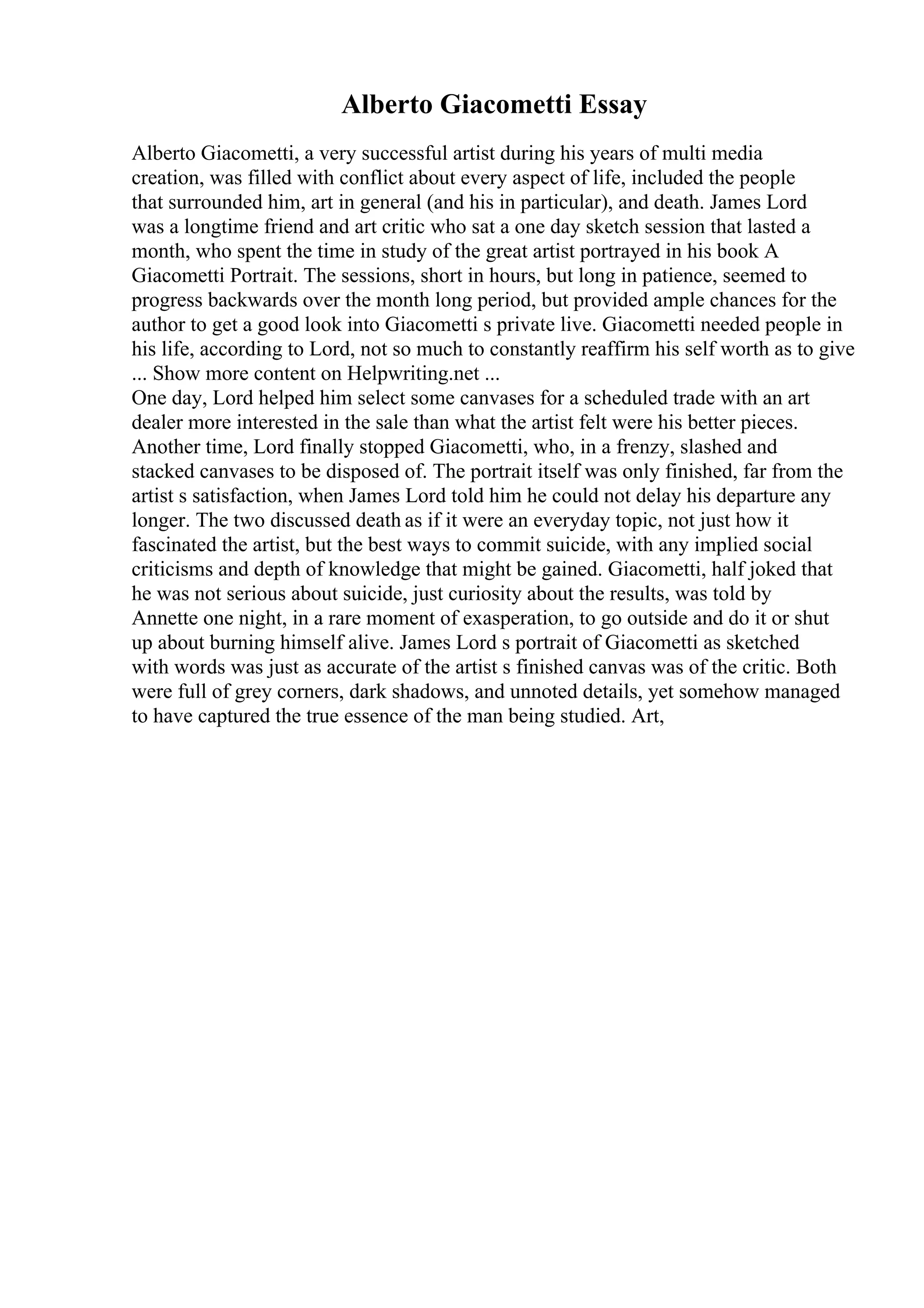 Persuasive Essay Example | PDF