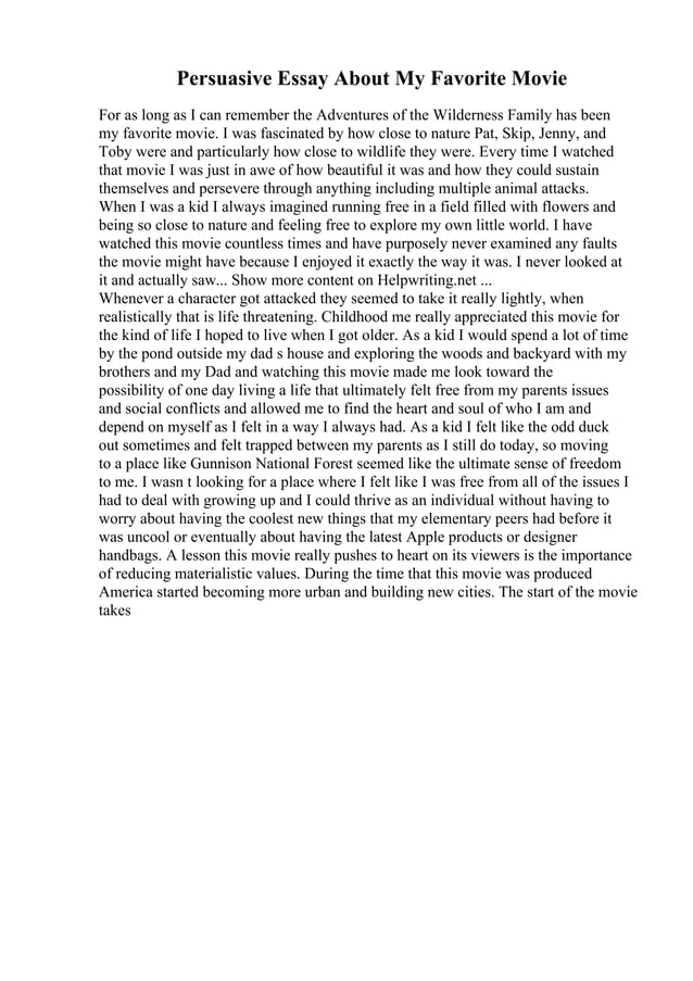 Persuasive Essay Example Middle School. ARNELANDTEM BLOG | PDF