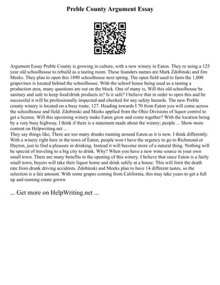 Persuasive Essay Example Pictures | PDF | Brain and Nervous System ...