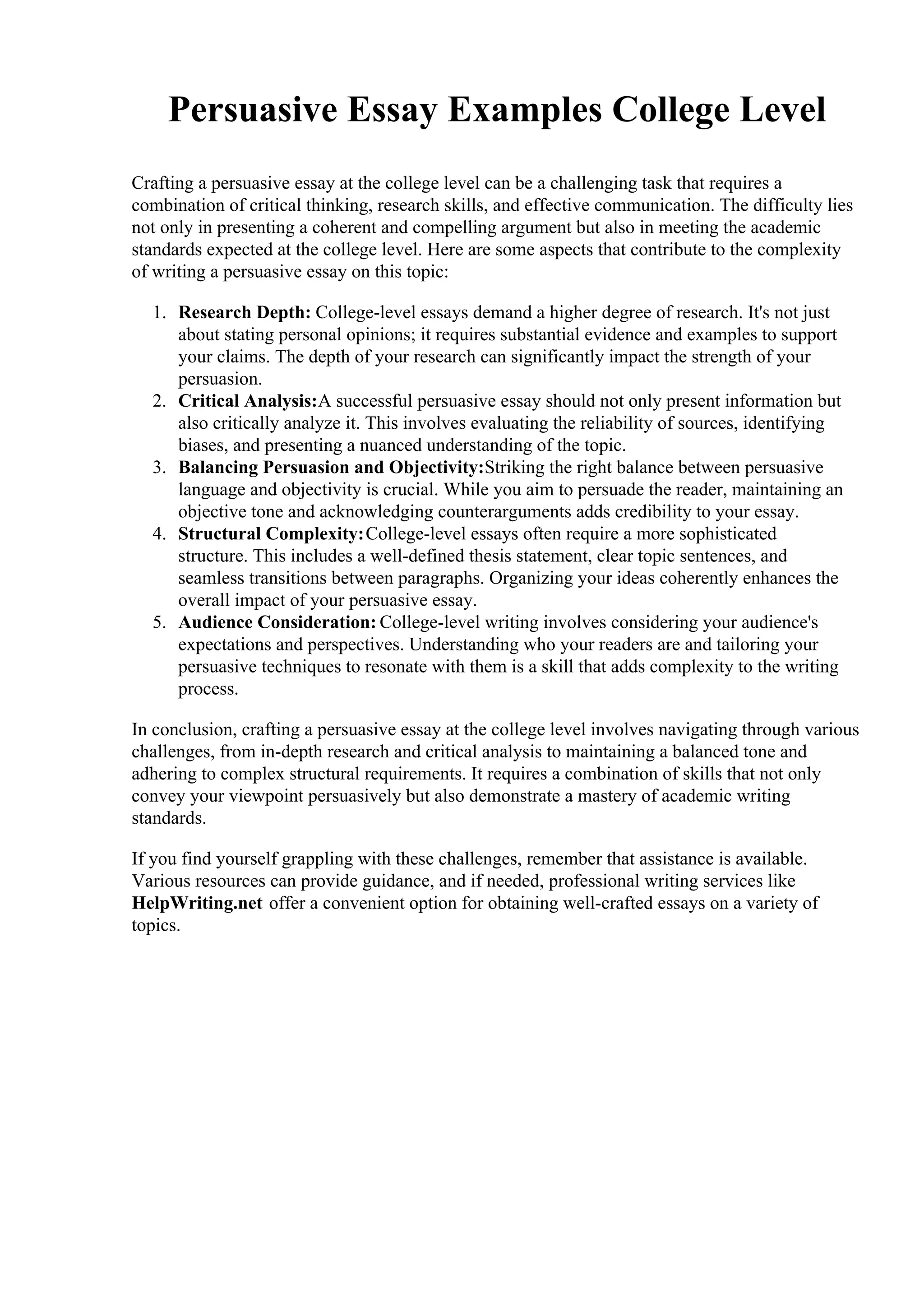 Persuasive Essay Examples College Level.pdf