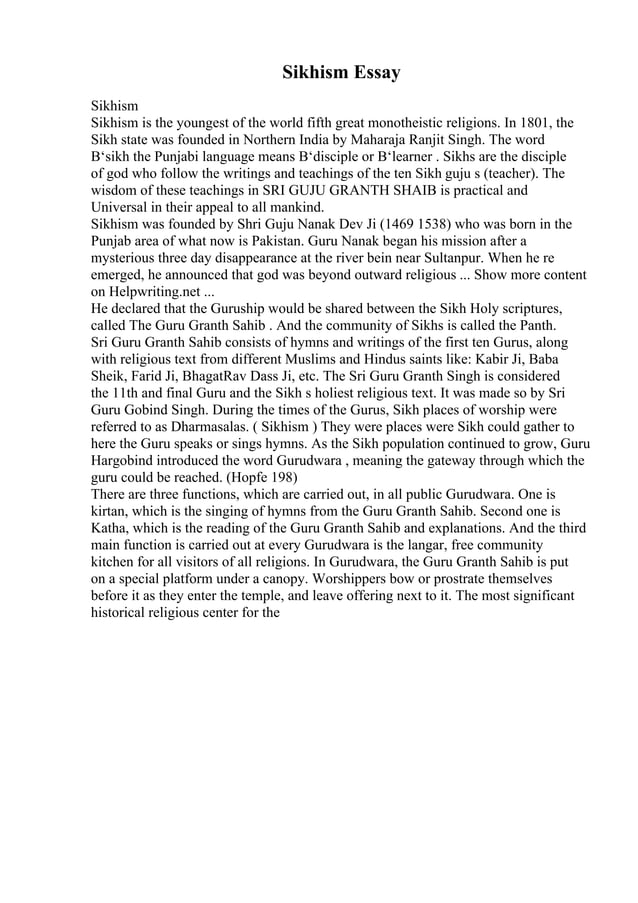Persuasive Essay Examples For 6Th Grade.pdf | Sikhism | Religion ...
