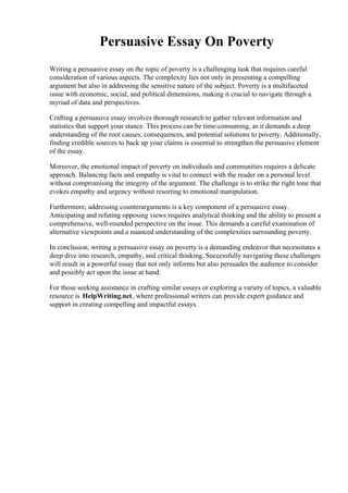 Persuasive Essay On Poverty.pdf